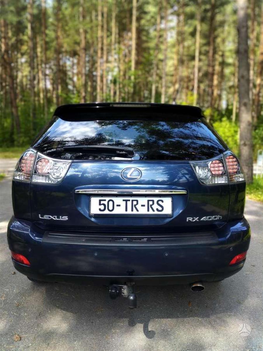 Zils Lexus RX 400h 2007 Viļņa, ar dzinēja tilpumu 3.31 L un nobraukumu 340 tūkst. km par 5900 €, foto 7 vietnē AUTOMOTO.COM.LV