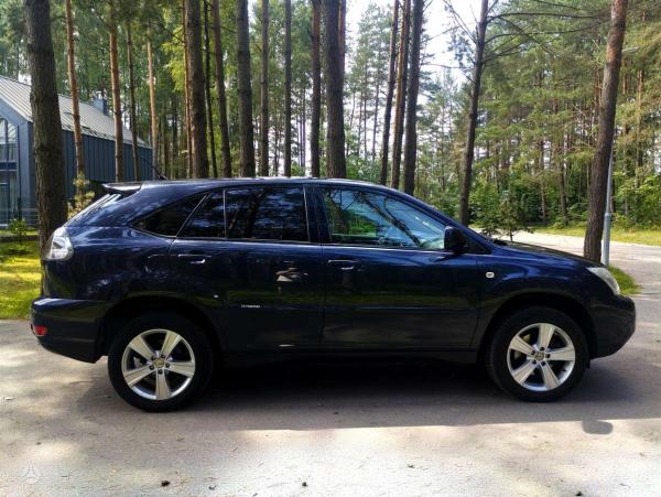 Blue Lexus RX 400h 2007 in Vilnius, with an engine capacity of 3.31 L and mileage of 340 thousand km for 5900 €, photo 8 on AUTOMOTO.COM.LV