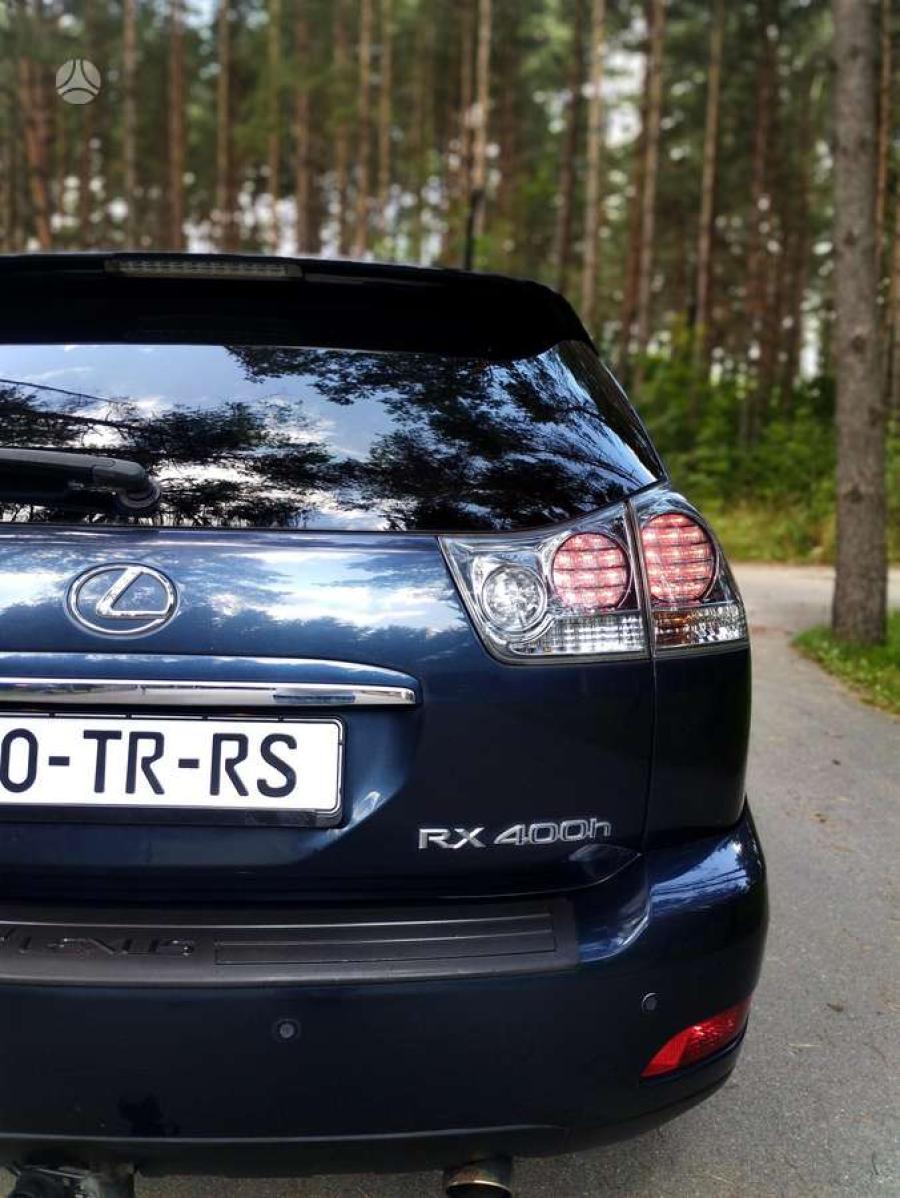 Zils Lexus RX 400h 2007 Viļņa, ar dzinēja tilpumu 3.31 L un nobraukumu 340 tūkst. km par 5900 €, foto 11 vietnē AUTOMOTO.COM.LV