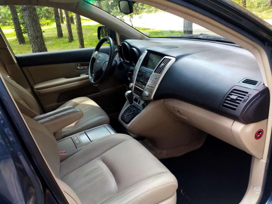 Zils Lexus RX 400h 2007 Viļņa, ar dzinēja tilpumu 3.31 L un nobraukumu 340 tūkst. km par 5900 €, foto 22 vietnē AUTOMOTO.COM.LV