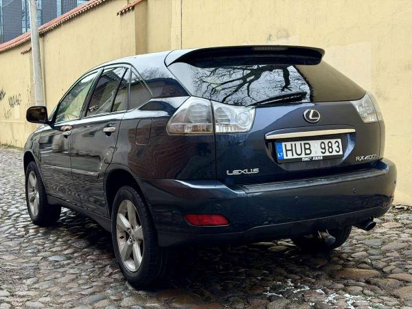 Blue Lexus RX 400h 2008 in Kaunas, with an engine capacity of 3.30 L and mileage of 300 thousand km for 6300 €, photo 4 on AUTOMOTO.COM.LV