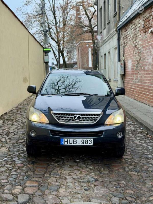 Blue Lexus RX 400h 2008 in Kaunas, with an engine capacity of 3.30 L and mileage of 300 thousand km for 6300 €, photo 8 on AUTOMOTO.COM.LV