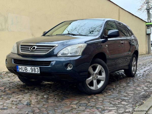 Zils Lexus RX 400h 2008 Kauņa, ar dzinēja tilpumu 3.30 L un nobraukumu 310 tūkst. km par 6300 €, foto 1 vietnē AUTOMOTO.COM.LV