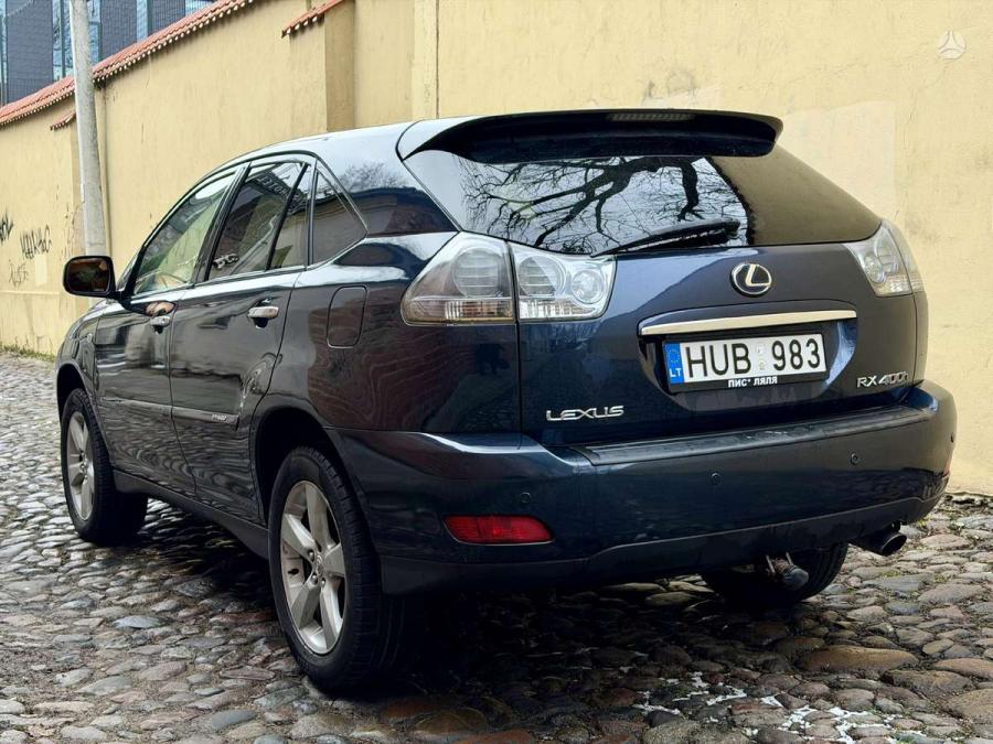 Zils Lexus RX 400h 2008 Kauņa, ar dzinēja tilpumu 3.30 L un nobraukumu 310 tūkst. km par 6300 €, foto 7 vietnē AUTOMOTO.COM.LV