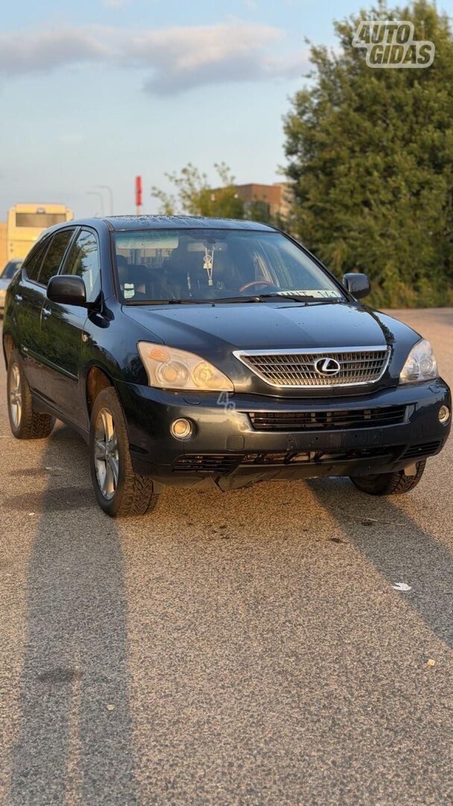 Zils Lexus RX 400h 2008 Viļņa, ar dzinēja tilpumu 3.30 L un nobraukumu 255 tūkst. km par 6000 €, foto 1 vietnē AUTOMOTO.COM.LV
