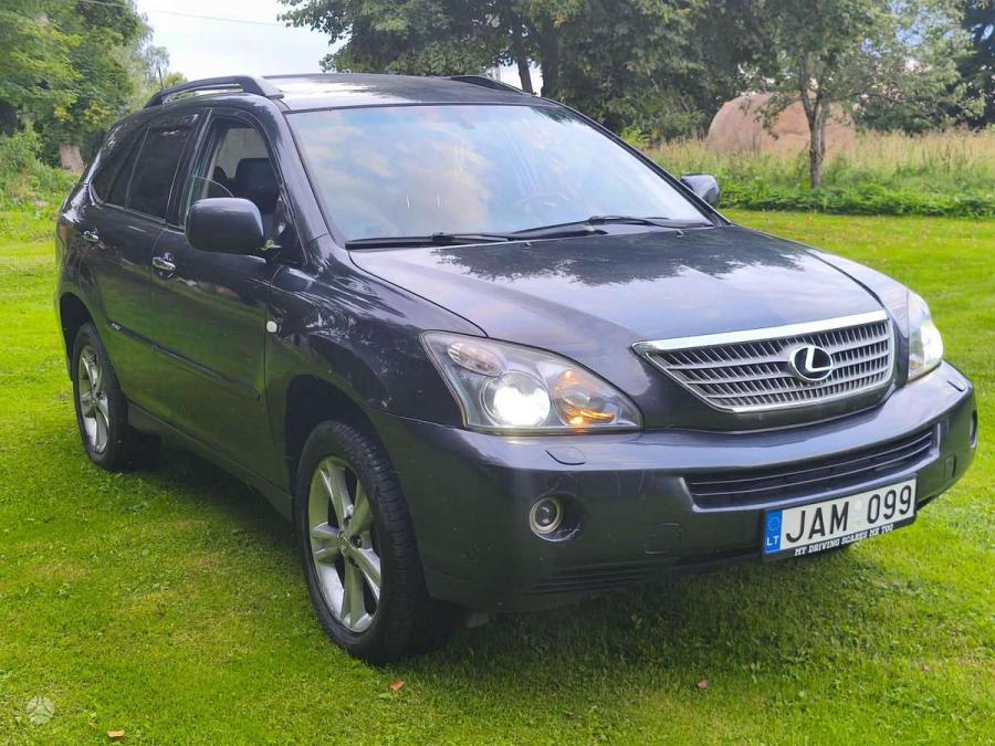 Zils Lexus RX 400h 2008 Viļņa, ar dzinēja tilpumu 3.30 L un nobraukumu 320 tūkst. km par 4200 €, foto 3 vietnē AUTOMOTO.COM.LV