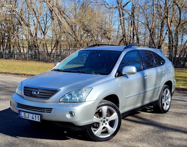 Pelēks Lexus RX 400h 2005 Šauļi, ar dzinēja tilpumu 3.30 L un nobraukumu 385 tūkst. km par 4950 €, foto 1 vietnē AUTOMOTO.COM.LV