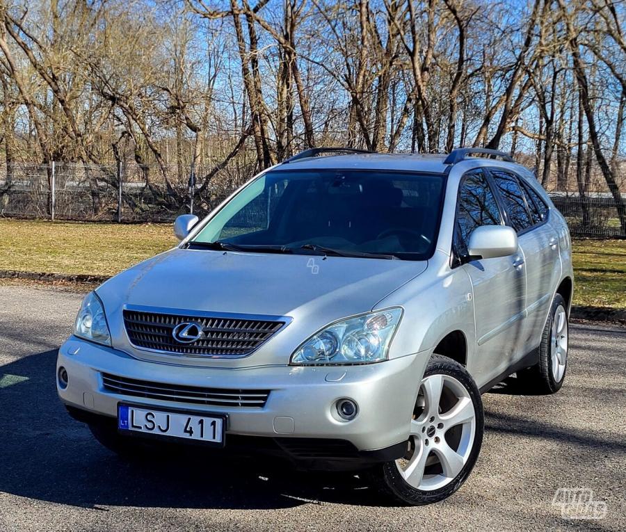 Pelēks Lexus RX 400h 2005 Šauļi, ar dzinēja tilpumu 3.30 L un nobraukumu 385 tūkst. km par 4950 €, foto 2 vietnē AUTOMOTO.COM.LV