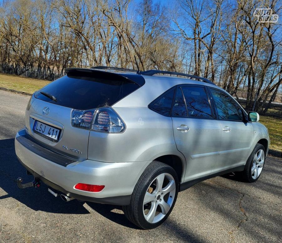 Pelēks Lexus RX 400h 2005 Šauļi, ar dzinēja tilpumu 3.30 L un nobraukumu 385 tūkst. km par 4950 €, foto 17 vietnē AUTOMOTO.COM.LV