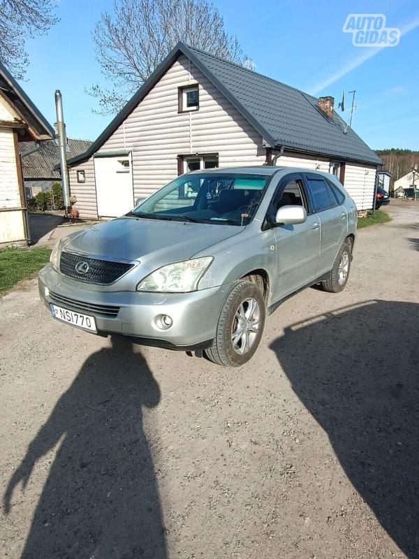 Grey Lexus RX 400h 2005 in Vilnius, with an engine capacity of 3.30 L and mileage of 322 thousand km for 7000 €, photo 1 on AUTOMOTO.COM.LV