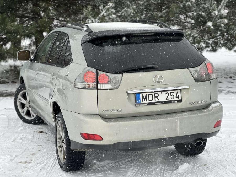 Grey Lexus RX 400h 2006 in Vilnius, with an engine capacity of 3.31 L and mileage of 422 thousand km for 2500 €, photo 6 on AUTOMOTO.COM.LV