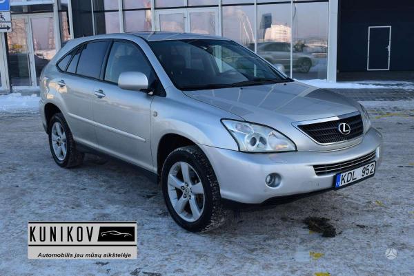 Grey Lexus RX 400h 2006 in Vilnius, with an engine capacity of 3.31 L and mileage of 277 thousand km for 5555 €, photo 1 on AUTOMOTO.COM.LV