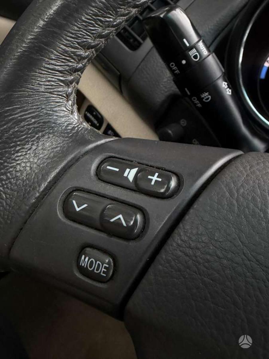 Pelēks Lexus RX 400h 2006 Viļņa, ar dzinēja tilpumu 3.31 L un nobraukumu 206 tūkst. km par 3450 €, foto 19 vietnē AUTOMOTO.COM.LV