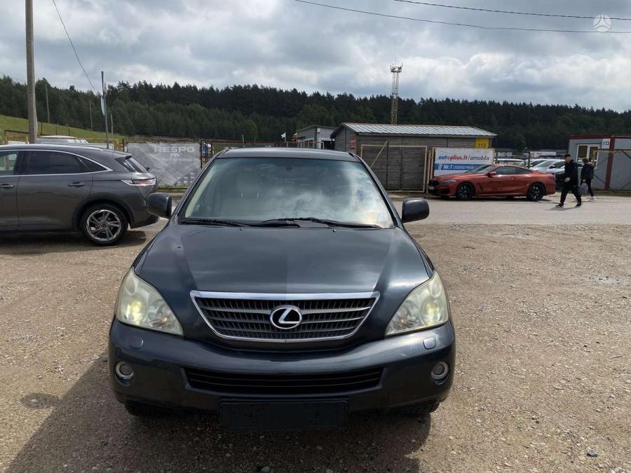 Grey Lexus RX 400h 2006 in Vilnius, with an engine capacity of 3.31 L and mileage of 336 thousand km for 3900 €, photo 11 on AUTOMOTO.COM.LV
