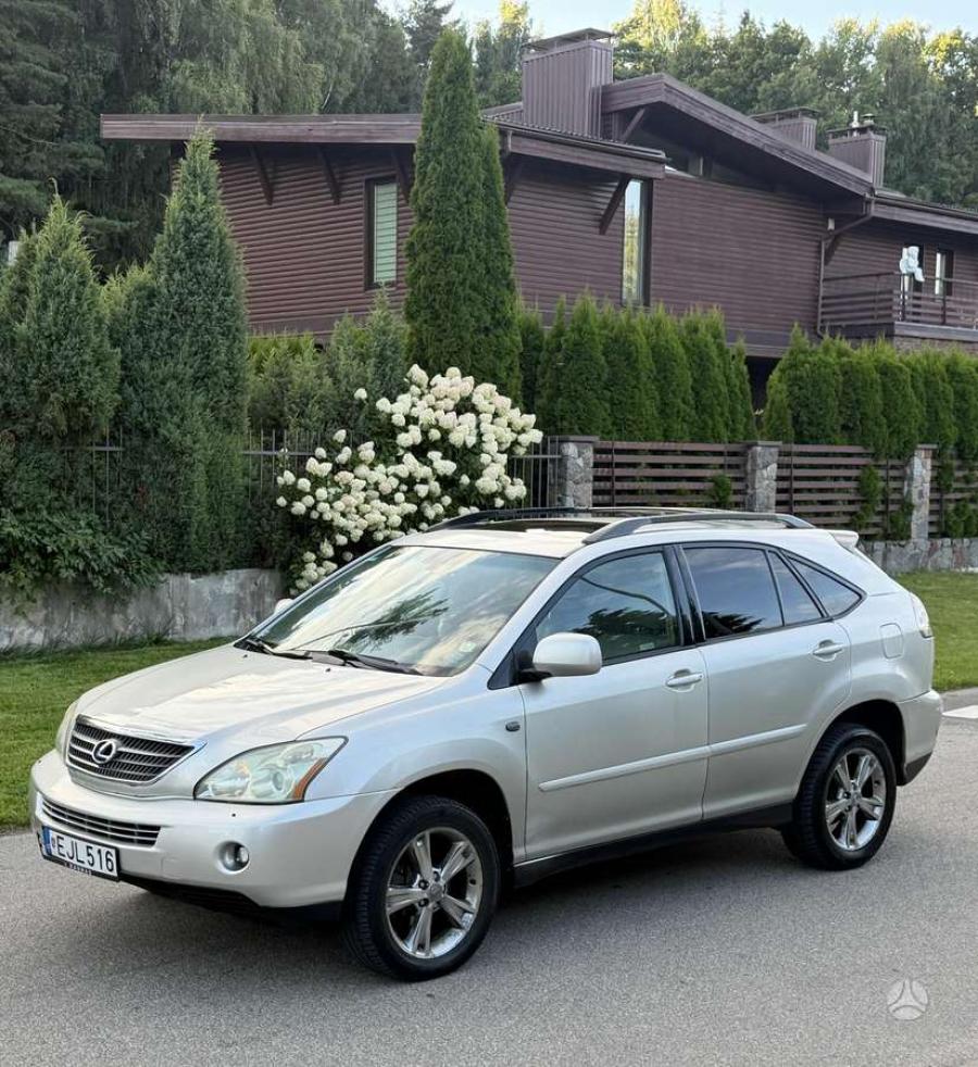 Pelēks Lexus RX 400h 2006 Viļņa, ar dzinēja tilpumu 3.30 L un nobraukumu 320 tūkst. km par 3550 €, foto 6 vietnē AUTOMOTO.COM.LV