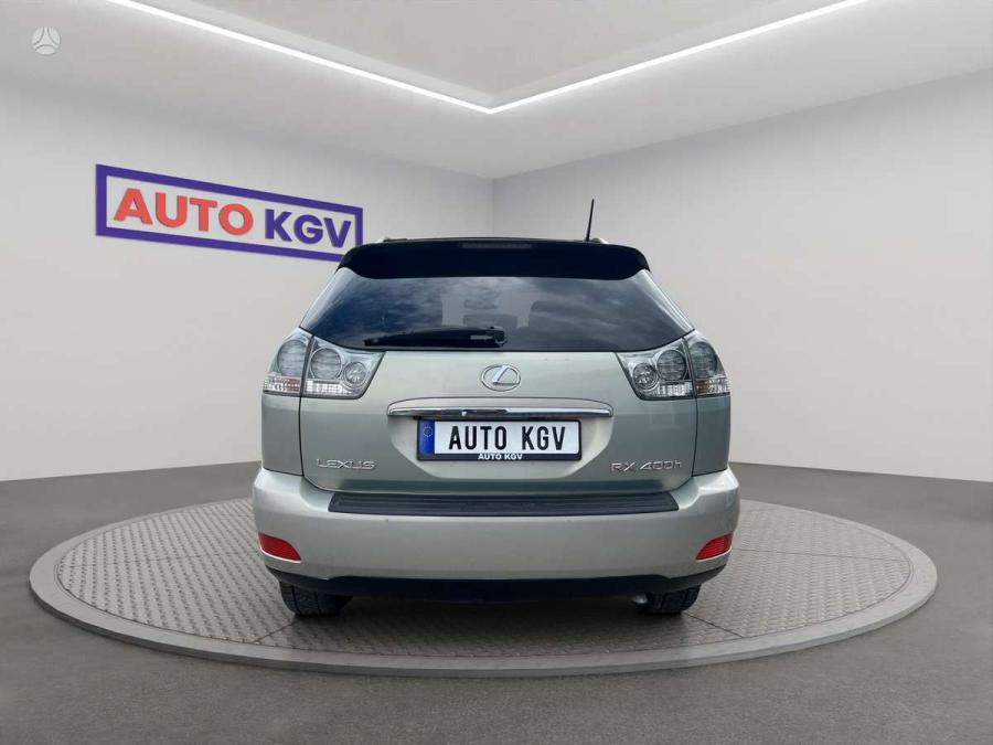 Pelēks Lexus RX 400h 2006 Kauņa, ar dzinēja tilpumu 3.30 L un nobraukumu 324 tūkst. km par 4999 €, foto 5 vietnē AUTOMOTO.COM.LV