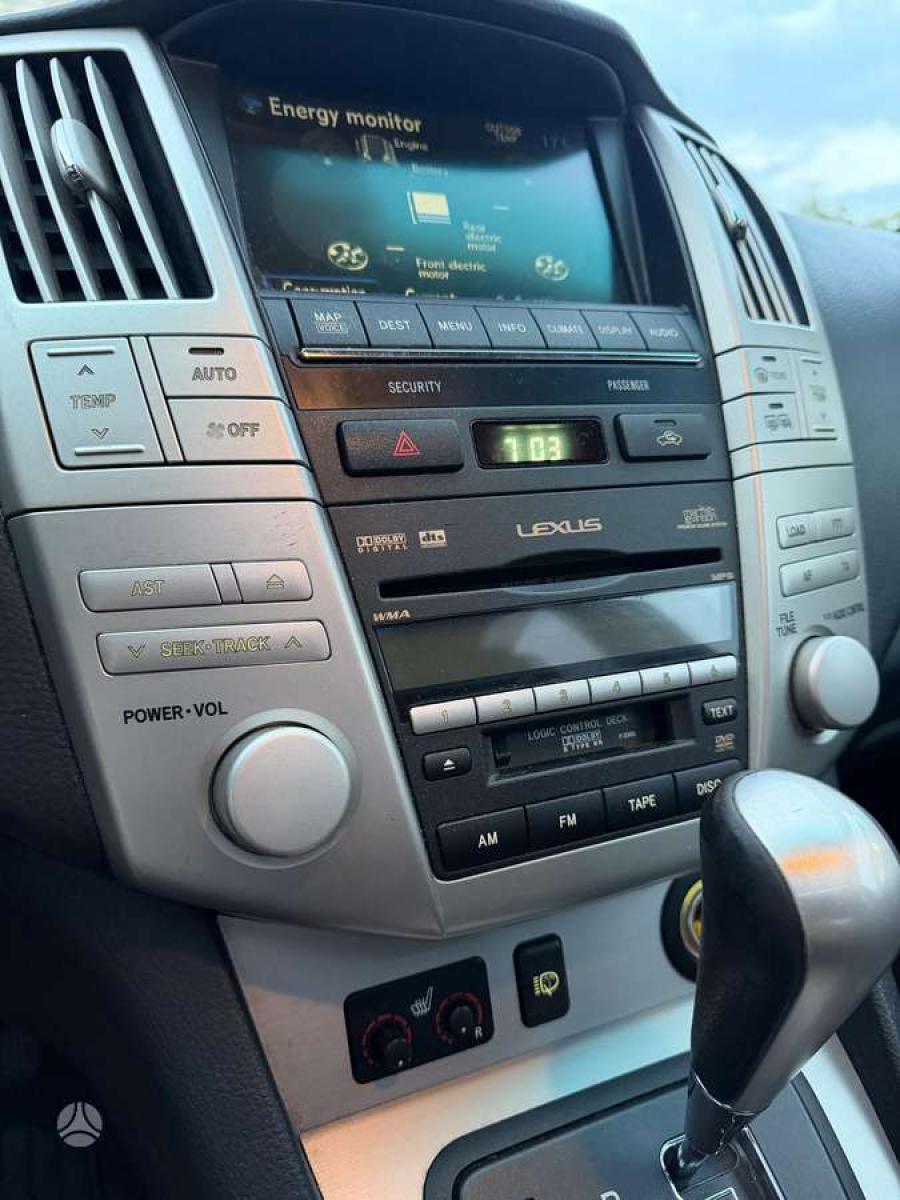 Grey Lexus RX 400h 2006 in Kaunas, with an engine capacity of 3.31 L and mileage of 353 thousand km for 3300 €, photo 22 on AUTOMOTO.COM.LV