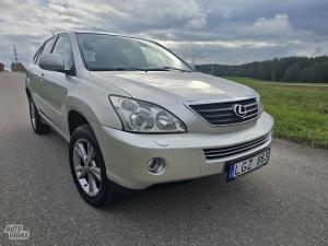 Pelēks Lexus RX 400h 2006 Viļņa, ar dzinēja tilpumu 3.30 L un nobraukumu 230 tūkst. km par 5350 €, foto  vietnē AUTOMOTO.COM.LV