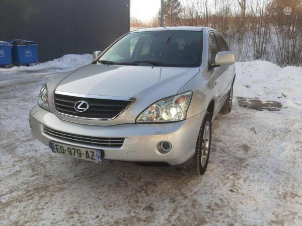 Grey Lexus RX 400h 2007 in Alytus, with an engine capacity of 3.31 L and mileage of 302 thousand km for 6400 €, photo 3 on AUTOMOTO.COM.LV