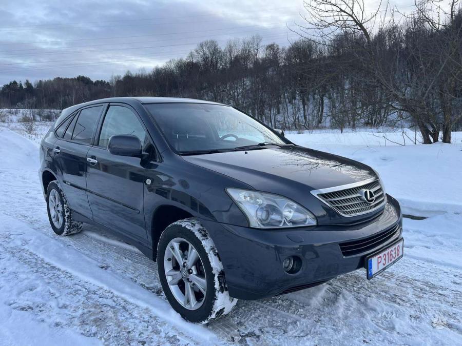 Grey Lexus RX 400h 2007 in Vilnius, with an engine capacity of 3.31 L and mileage of 338 thousand km for 6950 €, photo 3 on AUTOMOTO.COM.LV