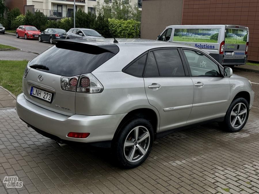 Pelēks Lexus RX 400h 2007 Viļņa, ar dzinēja tilpumu 3.50 L un nobraukumu 260 tūkst. km par 5500 €, foto 3 vietnē AUTOMOTO.COM.LV