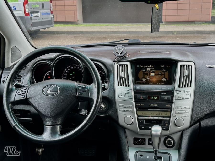 Pelēks Lexus RX 400h 2007 Viļņa, ar dzinēja tilpumu 3.50 L un nobraukumu 260 tūkst. km par 5500 €, foto 31 vietnē AUTOMOTO.COM.LV