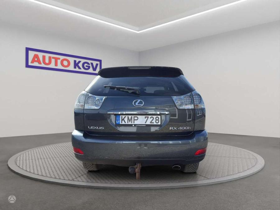 Grey Lexus RX 400h 2007 in Kaunas, with an engine capacity of 3.00 L and mileage of 279 thousand km for 7299 €, photo 5 on AUTOMOTO.COM.LV