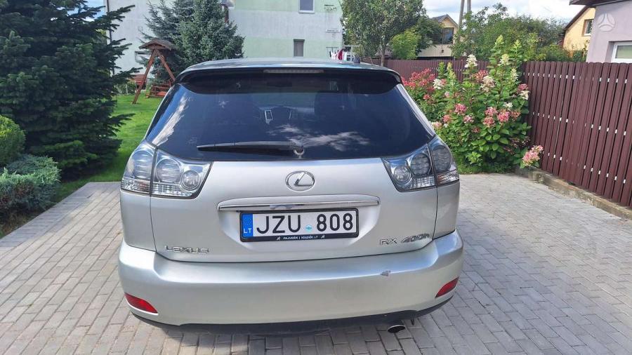 Grey Lexus RX 400h 2007 in Vilnius, with an engine capacity of 3.30 L and mileage of 270 thousand km for 4000 €, photo 4 on AUTOMOTO.COM.LV