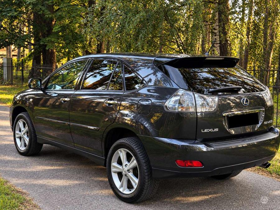 Pelēks Lexus RX 400h 2007 Viļņa, ar dzinēja tilpumu 3.31 L un nobraukumu 268 tūkst. km par 7700 €, foto 9 vietnē AUTOMOTO.COM.LV