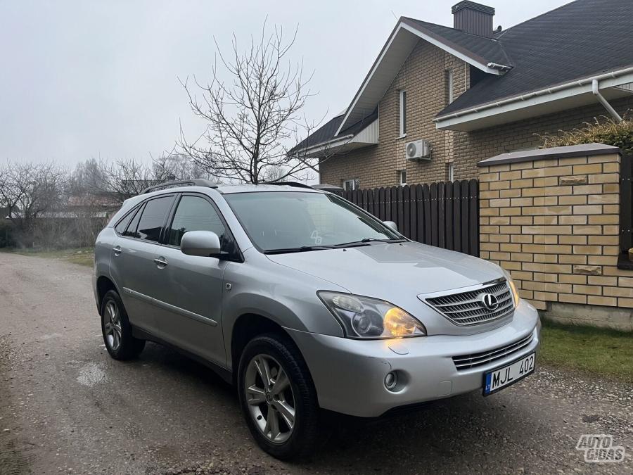 Grey Lexus RX 400h 2008 in Vilnius, with an engine capacity of 33.00 L and mileage of 260 thousand km for 6650 €, photo 4 on AUTOMOTO.COM.LV