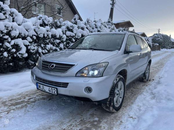 Grey Lexus RX 400h 2008 in Vilnius, with an engine capacity of 3.30 L and mileage of 260 thousand km for 6650 €, photo 1 on AUTOMOTO.COM.LV