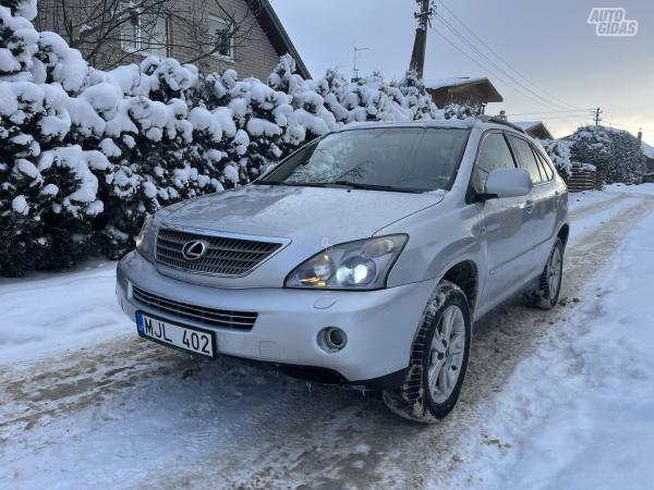 Pelēks Lexus RX 400h 2008 Viļņa, ar dzinēja tilpumu 3.30 L un nobraukumu 260 tūkst. km par 6350 €, foto 1 vietnē AUTOMOTO.COM.LV
