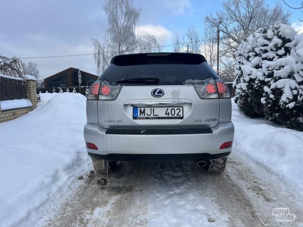Pelēks Lexus RX 400h 2008 Viļņa, ar dzinēja tilpumu 3.30 L un nobraukumu 260 tūkst. km par 6350 €, foto 5 vietnē AUTOMOTO.COM.LV