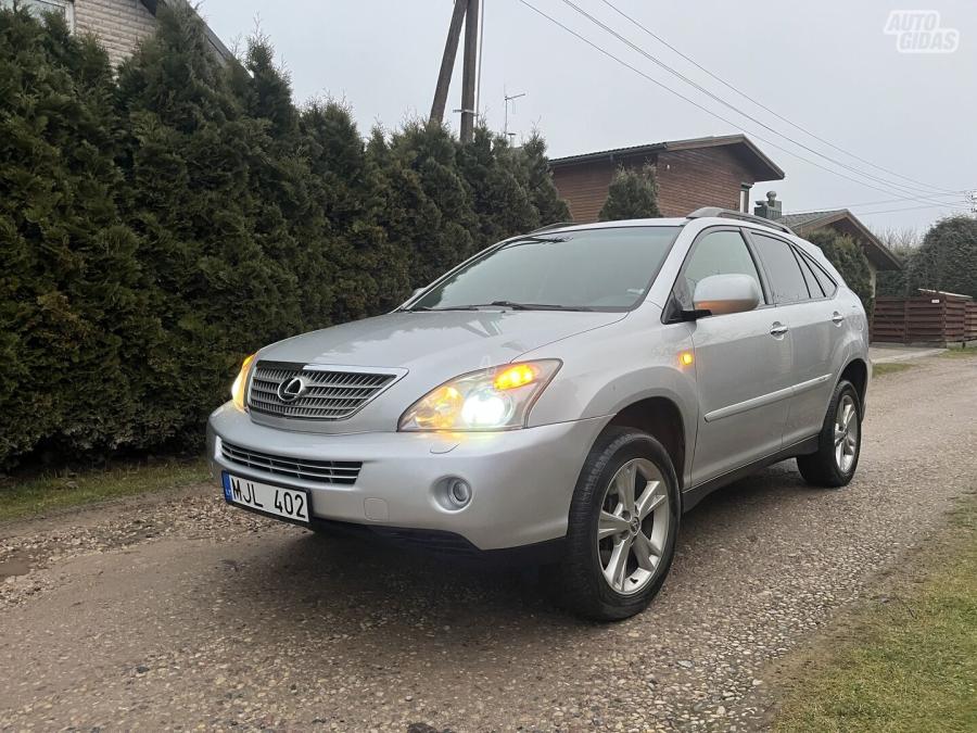 Grey Lexus RX 400h 2008 in Vilnius, with an engine capacity of 3.50 L and mileage of 262 thousand km for 6350 €, photo 1 on AUTOMOTO.COM.LV