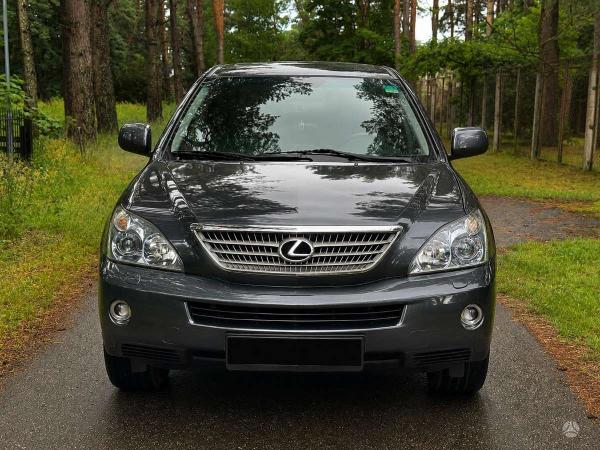 Grey Lexus RX 400h 2008 in Vilnius, with an engine capacity of 3.30 L and mileage of 315 thousand km for 7700 €, photo 3 on AUTOMOTO.COM.LV