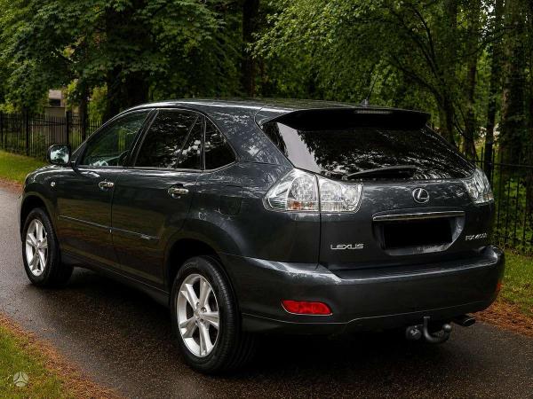Grey Lexus RX 400h 2008 in Vilnius, with an engine capacity of 3.30 L and mileage of 315 thousand km for 7700 €, photo 7 on AUTOMOTO.COM.LV