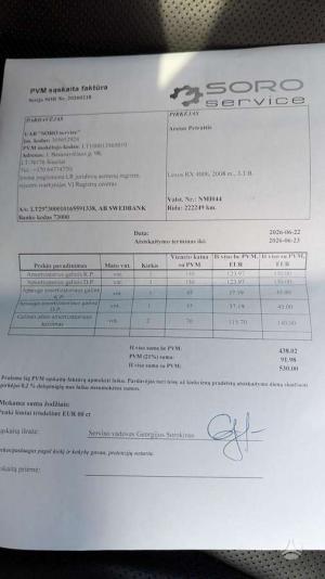 Pelēks Lexus RX 400h 2008 Šauļi, ar dzinēja tilpumu 3.30 L un nobraukumu 222 tūkst. km par 6200 €, foto 17 vietnē AUTOMOTO.COM.LV