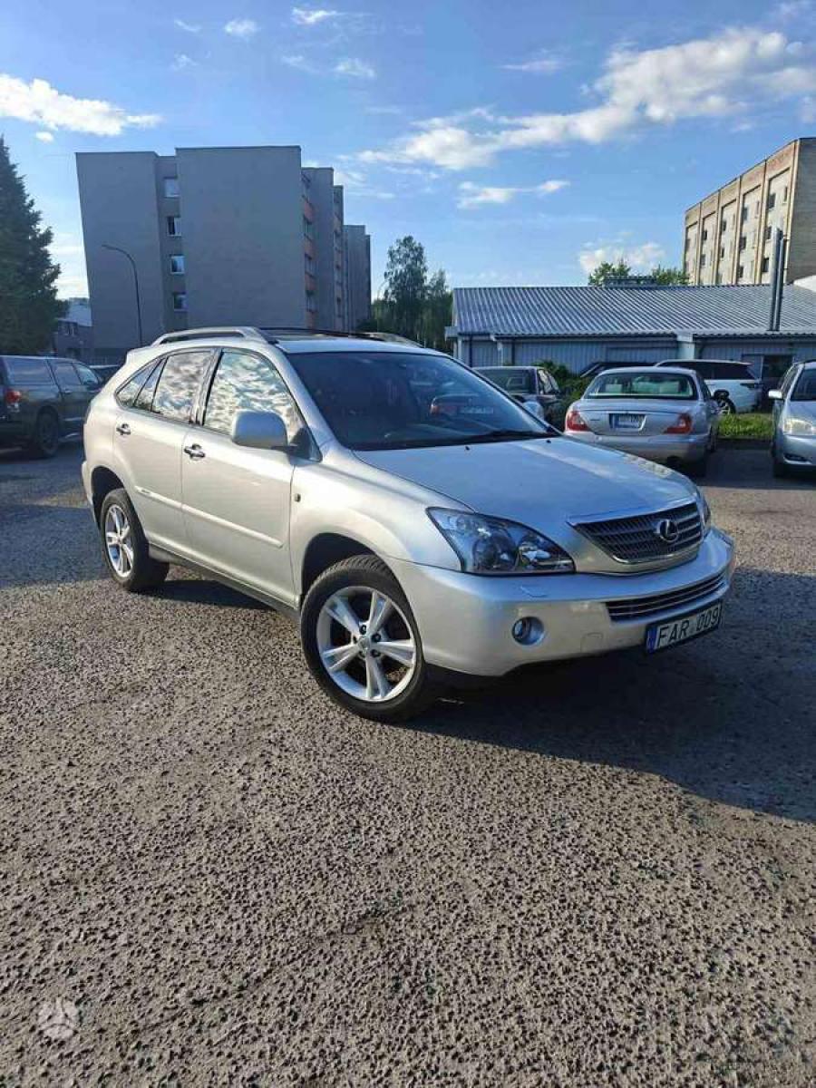 Grey Lexus RX 400h 2008 in Vilnius, with an engine capacity of 3.31 L and mileage of 280 thousand km for 4500 €, photo 4 on AUTOMOTO.COM.LV