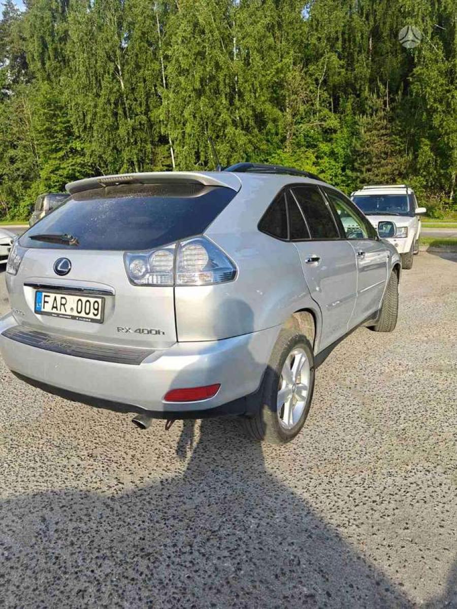 Grey Lexus RX 400h 2008 in Vilnius, with an engine capacity of 3.31 L and mileage of 280 thousand km for 4500 €, photo 5 on AUTOMOTO.COM.LV
