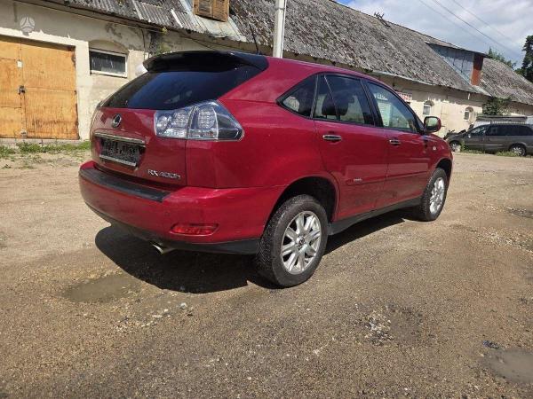 Sarkans Lexus RX 400h 2008 Viļņa, ar dzinēja tilpumu 3.31 L un nobraukumu 228 tūkst. km par 5750 €, foto 5 vietnē AUTOMOTO.COM.LV