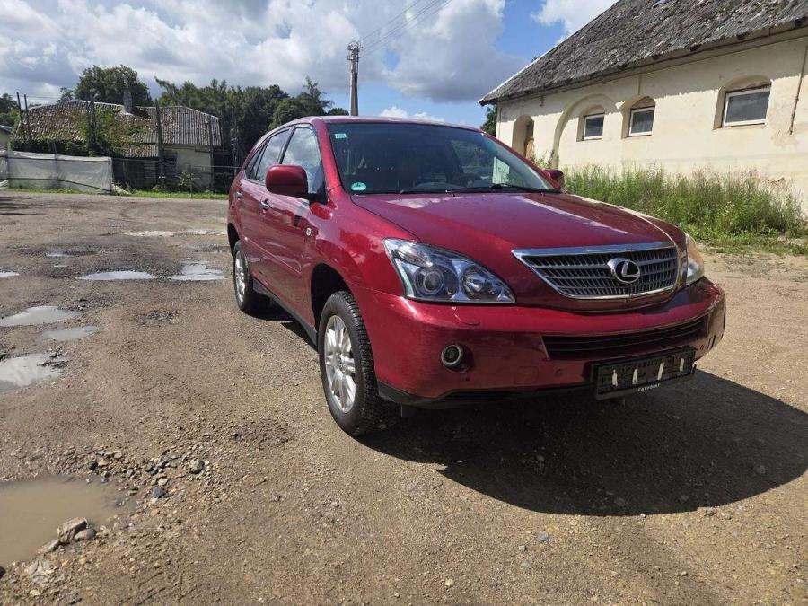 Red Lexus RX 400h 2008 in Vilnius, with an engine capacity of 3.31 L and mileage of 228 thousand km for 5750 €, photo 8 on AUTOMOTO.COM.LV