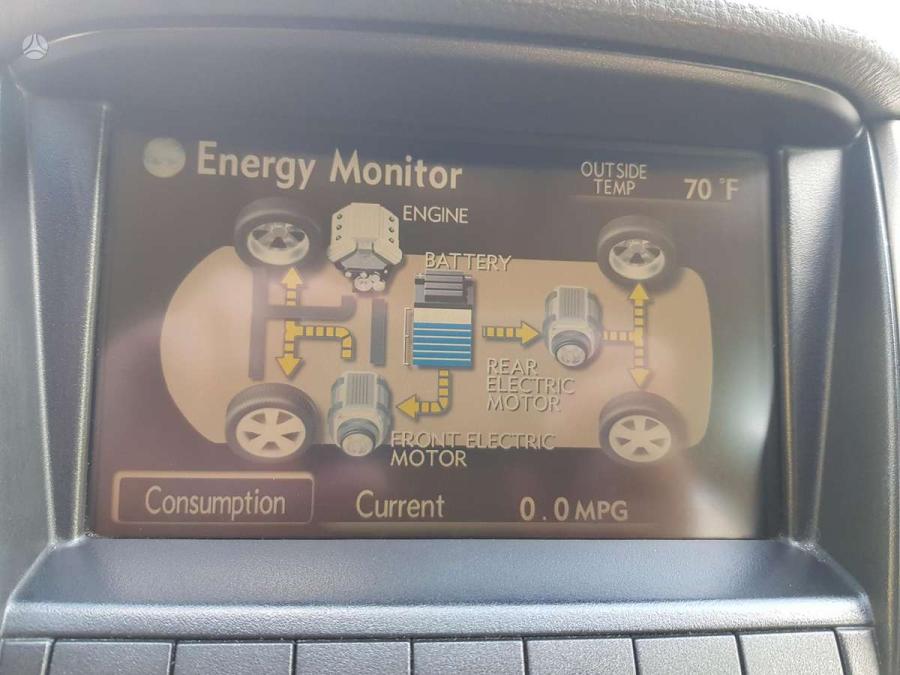 Red Lexus RX 400h 2008 in Vilnius, with an engine capacity of 3.31 L and mileage of 261 thousand km for 7500 €, photo 18 on AUTOMOTO.COM.LV