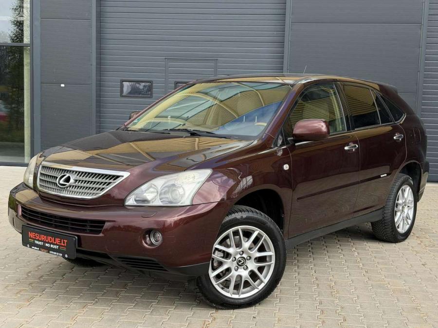 Red Lexus RX 400h 2008 in Vilnius, with an engine capacity of 3.31 L and mileage of 199 thousand km for 8999 €, photo 1 on AUTOMOTO.COM.LV