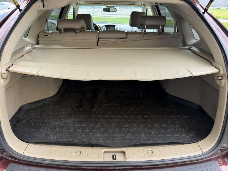Red Lexus RX 400h 2008 in Vilnius, with an engine capacity of 3.31 L and mileage of 199 thousand km for 8999 €, photo 23 on AUTOMOTO.COM.LV