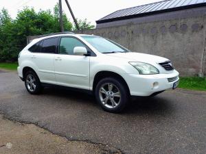 White Lexus RX 400h 2006 in Vilnius, with an engine capacity of 3.30 L and mileage of 193 thousand km for 3800 €, photo 3 on AUTOMOTO.COM.LV