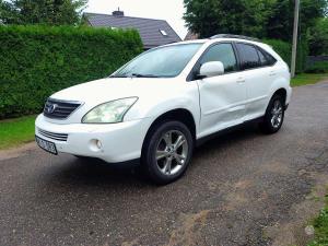 White Lexus RX 400h 2006 in Vilnius, with an engine capacity of 3.30 L and mileage of 193 thousand km for 3800 €, photo 5 on AUTOMOTO.COM.LV