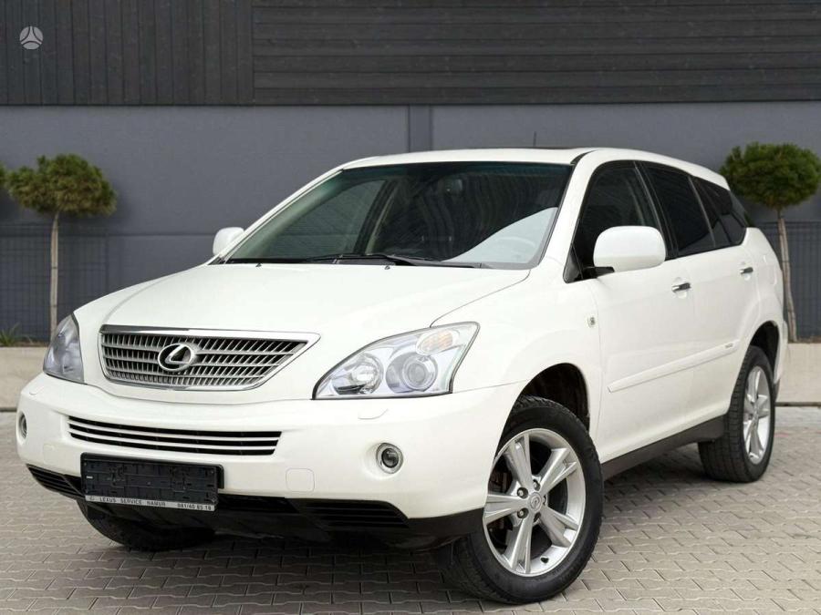 White Lexus RX 400h 2008 in Siauliai, with an engine capacity of 3.31 L and mileage of 267 thousand km for 7350 €, photo 1 on AUTOMOTO.COM.LV