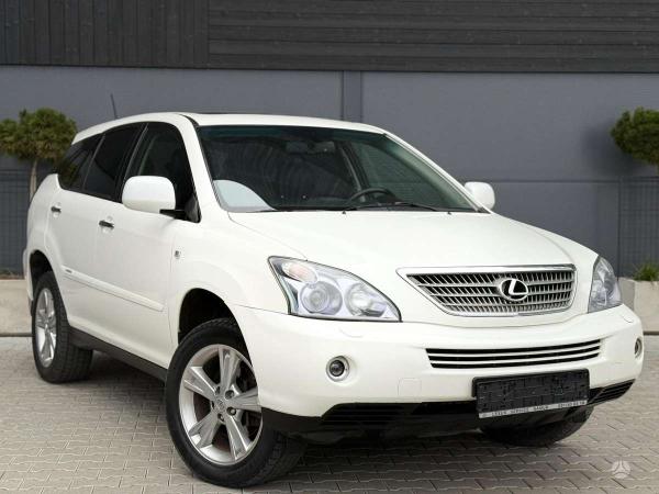 White Lexus RX 400h 2008 in Siauliai, with an engine capacity of 3.31 L and mileage of 267 thousand km for 7350 €, photo 2 on AUTOMOTO.COM.LV
