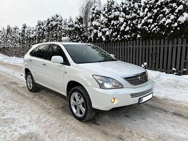Balts Lexus RX 400h 2008 Viļņa, ar dzinēja tilpumu 3.31 L un nobraukumu 328 tūkst. km par 5999 €, foto 1 vietnē AUTOMOTO.COM.LV