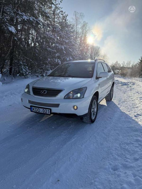 Balts Lexus RX 400h 2008 Viļņa, ar dzinēja tilpumu 3.31 L un nobraukumu 435 tūkst. km par 5900 €, foto 1 vietnē AUTOMOTO.COM.LV